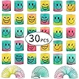 Amazon.com: 30 Pack Spring Rainbow Magic Fidget Stress Coil Mini ...