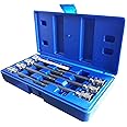 Amazon.com: Extra Long Metric Hex Bit Socket Set, 7 Piece 3-10mm 3/8 Drive, CR-V Steel (Hex ...