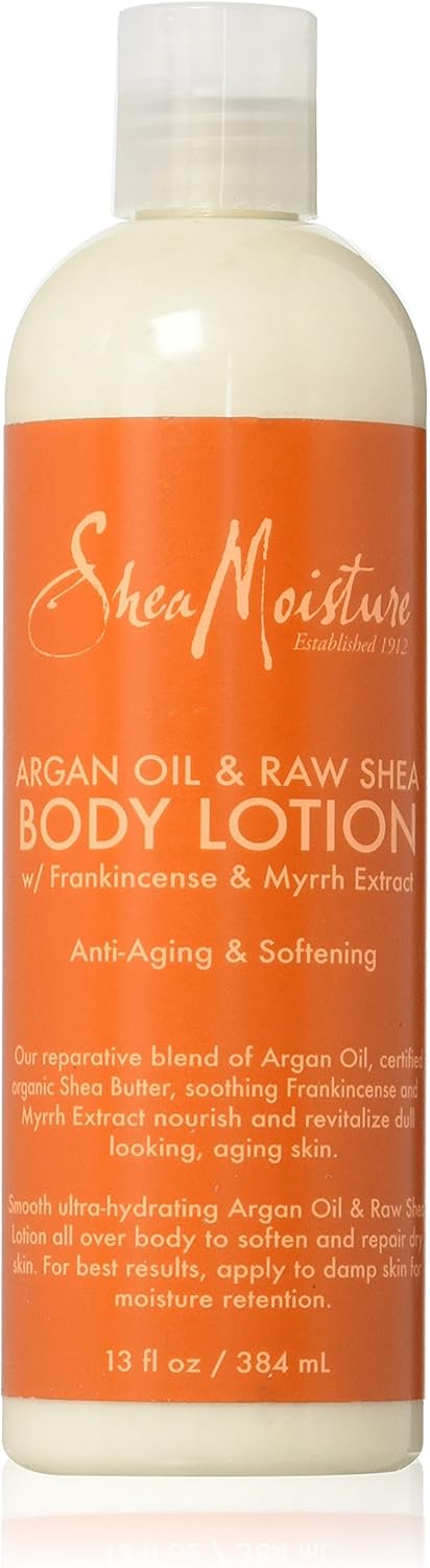 Shea Moisture Argan Oil & Raw Shea Lotion 385 ml: Amazon.co.uk: Beauty