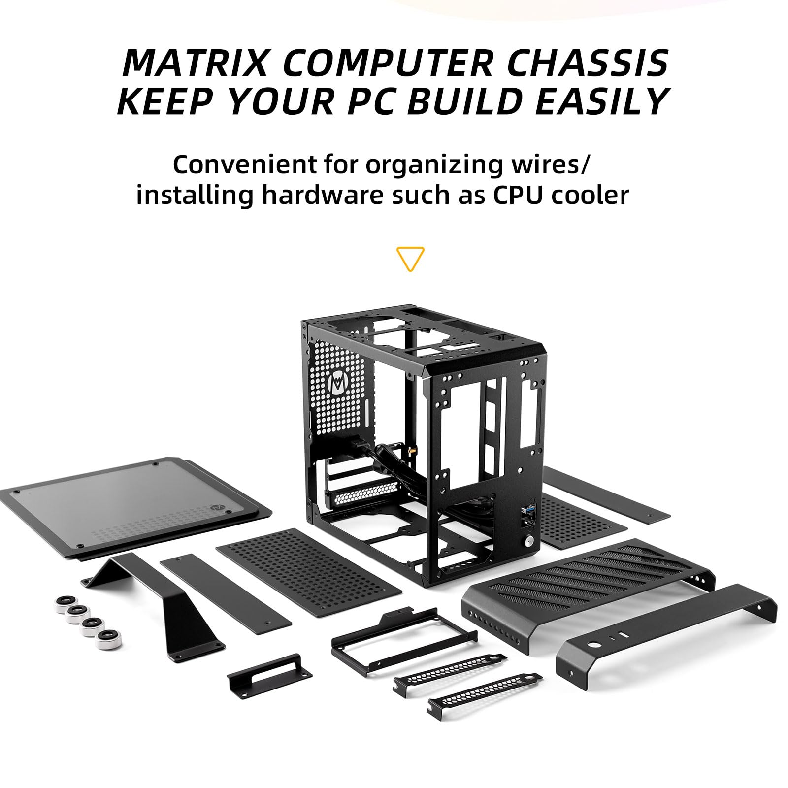 Mechanic Master Cool Cube Series C24 Mini-ITX Case/Alumium/Steel/GPU ...
