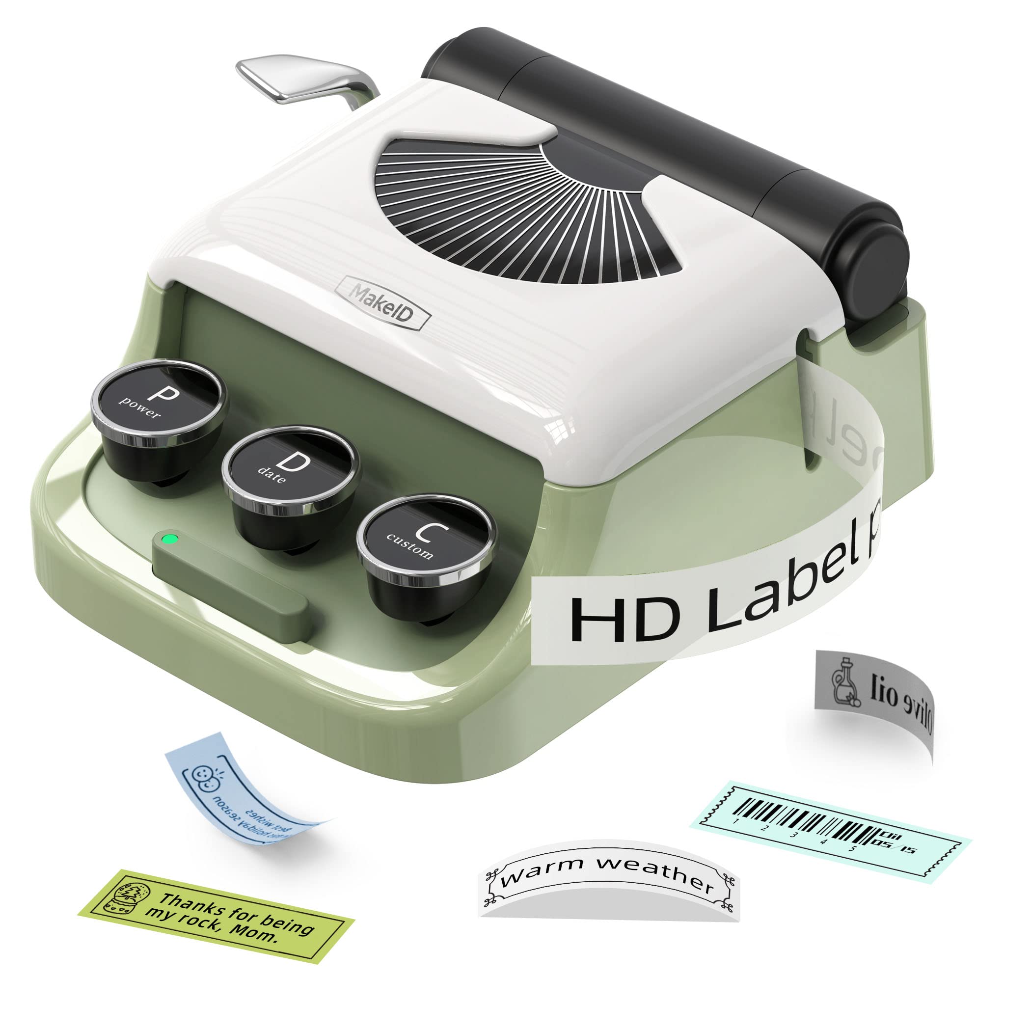 Makeid Q1 Label Maker Machine with Tape - Portable Bluetooth Label ...