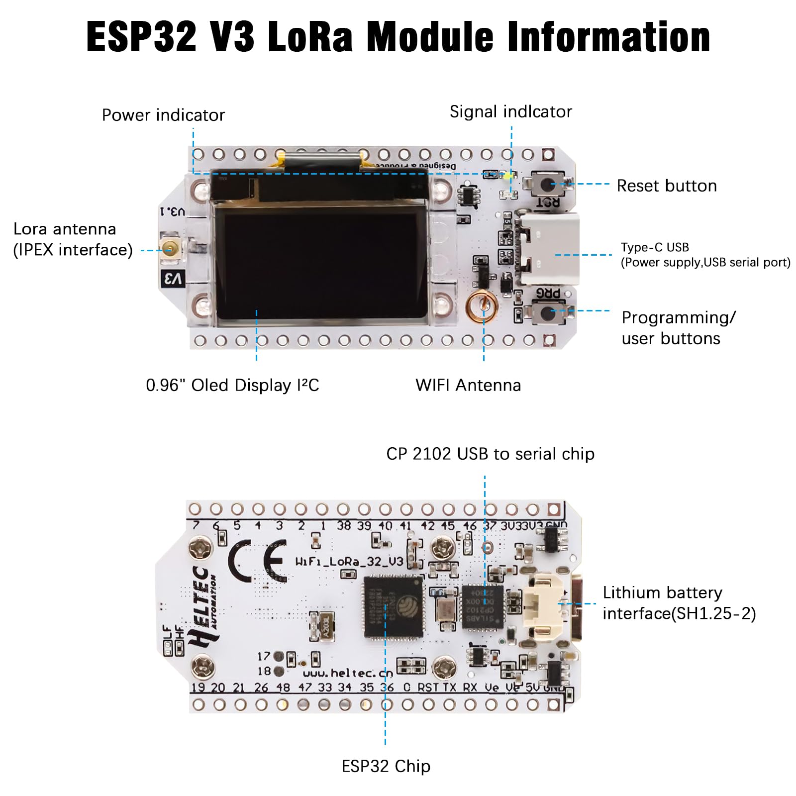 Mua LoRa ESP32 Entwicklungsplatine Meshtastic LoRa ESP32 Modul mit ...