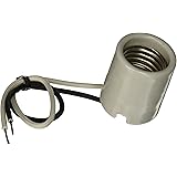 Leviton 10051 Medium Base, One-Piece, Keyless, Incandescent, Glazed ...