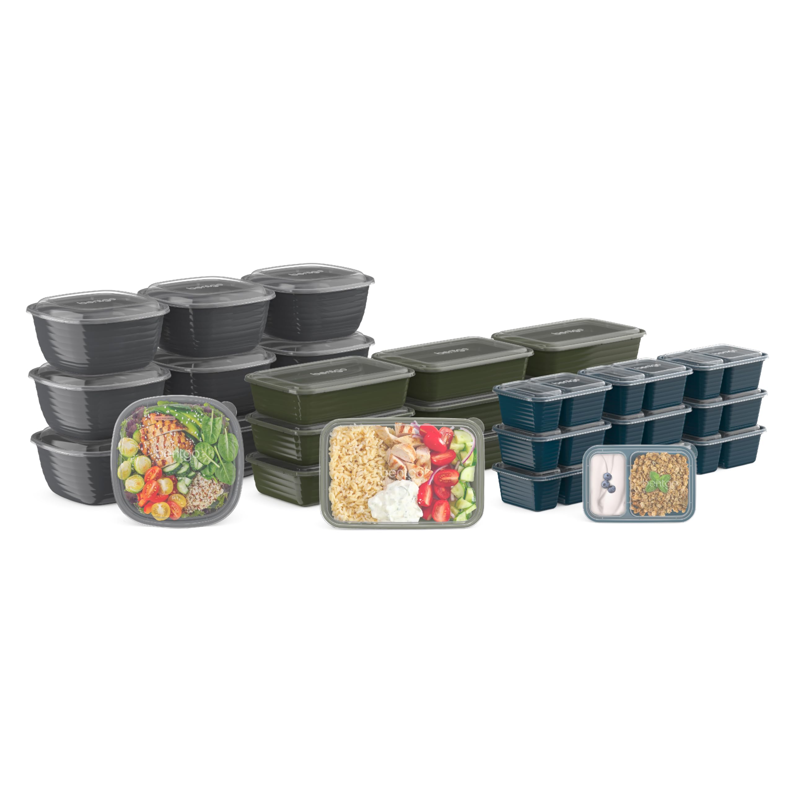 Containers For Food Prep Bentgo® Prep 60-Piece Meal Prep Kit - 1, 2 ...