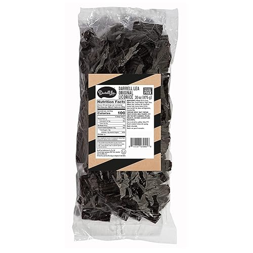 Darrell Lea Soft Australian Licorice, Original Black Flavor, 1.925 lb ...