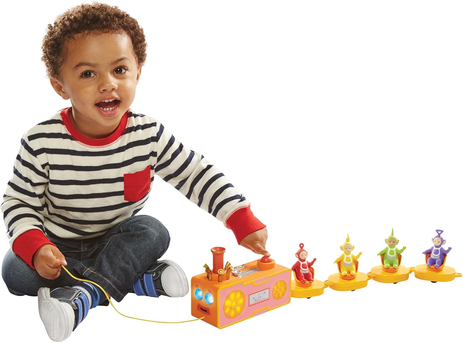 Teletubbies Pull-Along Custard Train (Multi-Colour) – BigaMart