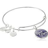 Amazon.com: Alex and Ani "Charity By Design" Stellar Love Expandable Gold Wire Bangle Charm ...
