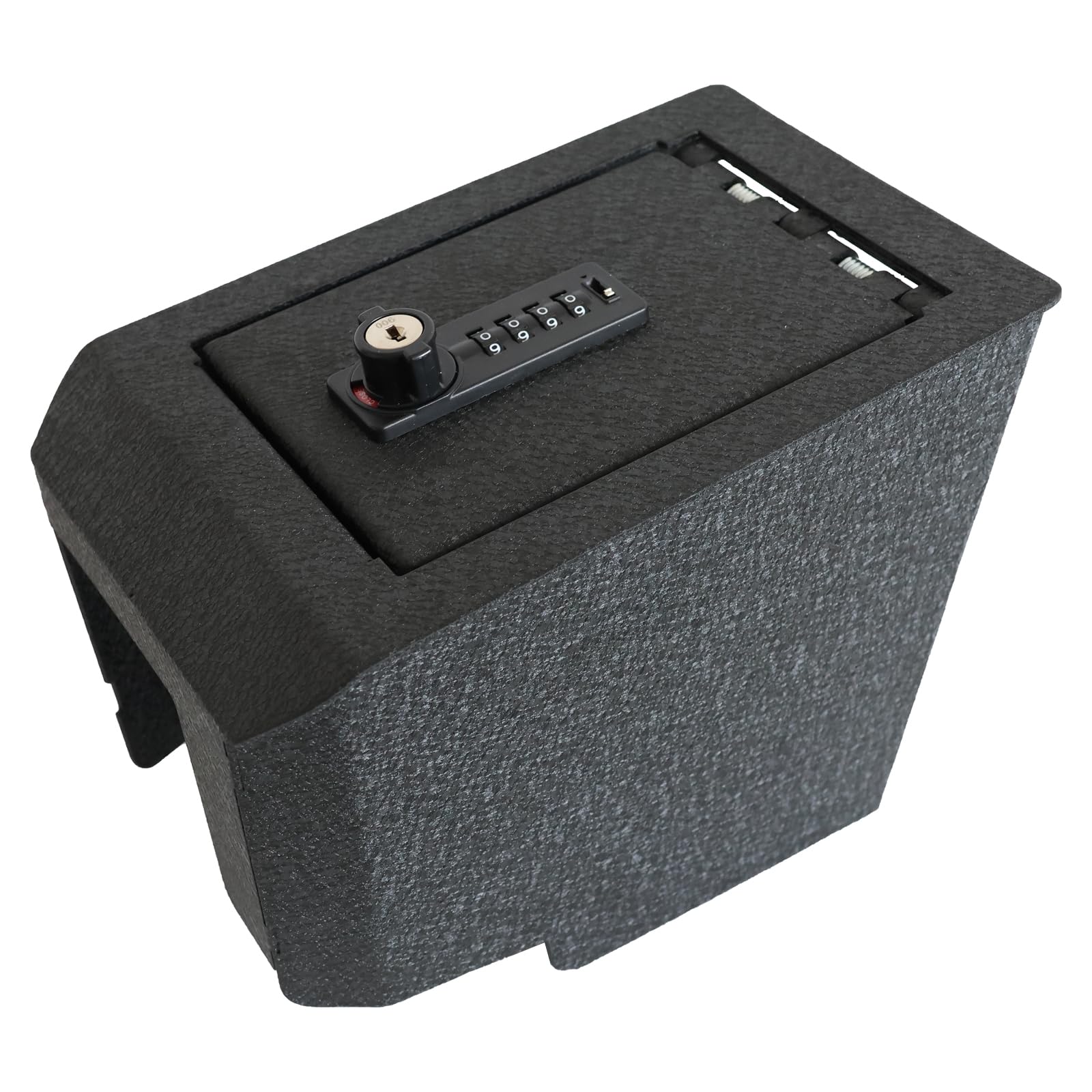 Console Safe Gun Safe for Car, WASAI In-vehicle Console Gun Vault ...