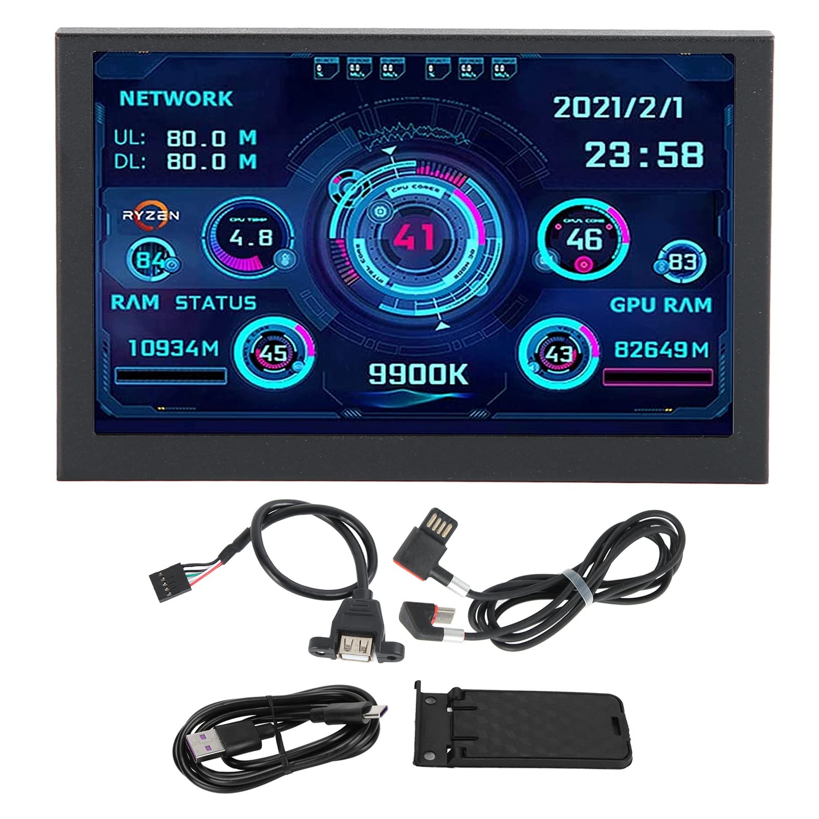 Mua HURRISE Computer Temperature Monitor,5 Inch AIDA64 CPU GPU RAM Data ...