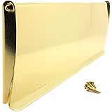 Letter Box Cover with Brush & Flap for Internal OR External Use - Gold ...