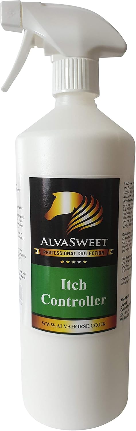 AlvaHorse AlvaSweet Itch Controller 1 Litre Spray – Life Saving Sweet ...