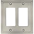 Cosmas 25084-SN Satin Nickel Triple GFI/Decora Rocker Wall Switch Plate ...