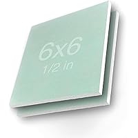 Denex Drywall Repair Panel - 6"x6"x1/2" - (2 Pack) - Moisture Resistant ...