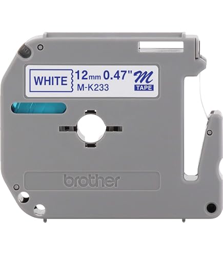 P-touch M-K231 Label Tape Mk Label Tape Mk231 Mk 231 MK-231 M231 12Mm 0 ...