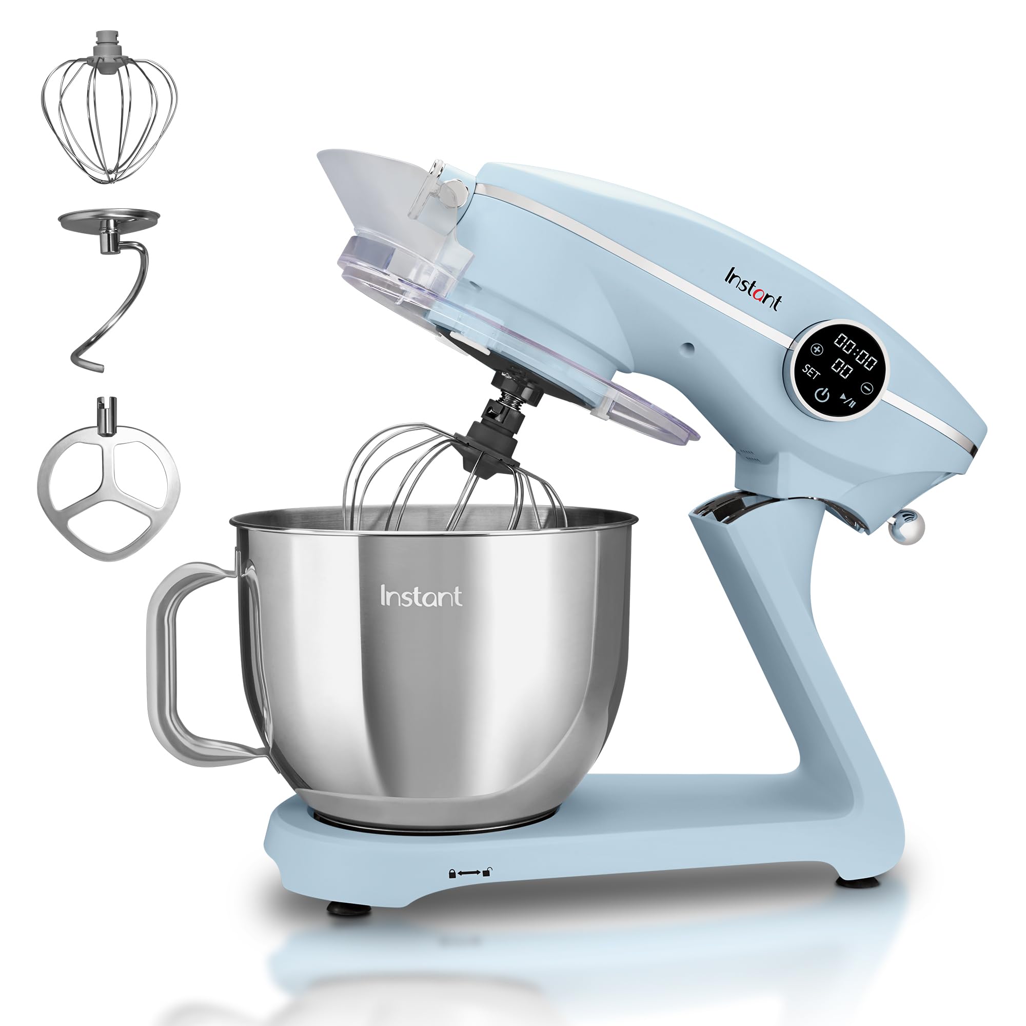 Instant Pot Stand Mixer Pro,600W 10-Speed Electric Mixer with Digital ...
