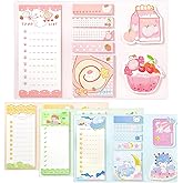 Amazon.com : 6 Pack Cute Sticky Notes Kawaii Sticky Notes Cute ...
