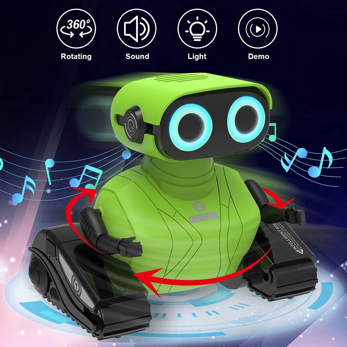 GILOBABY RC Robot Toy, Remote Controlled Car Toy, Vehicles of Learning ...