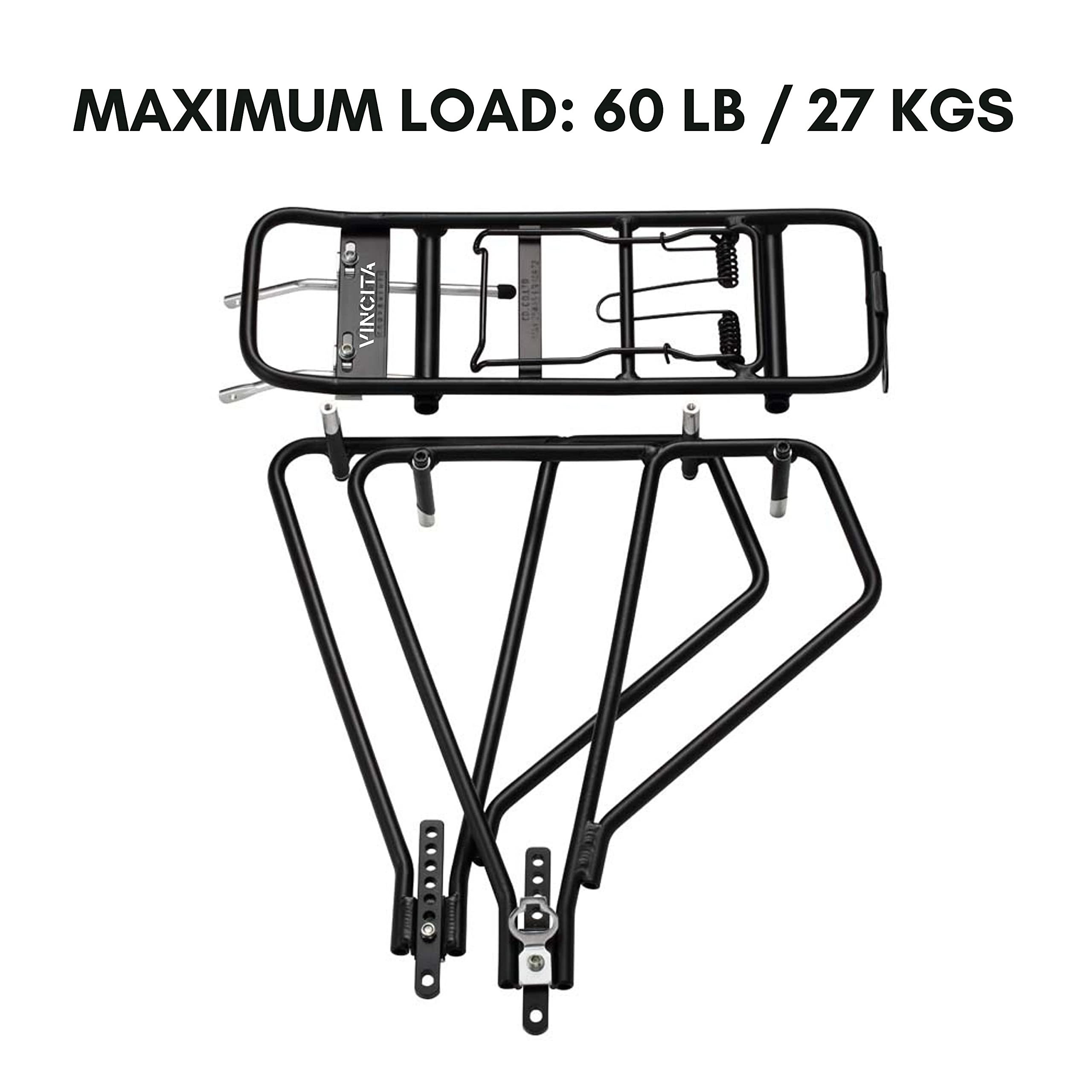 Mua Vincita Fat Tire Bike Rack - Bicycle Luggage Rear Rack for Fat Bike ...