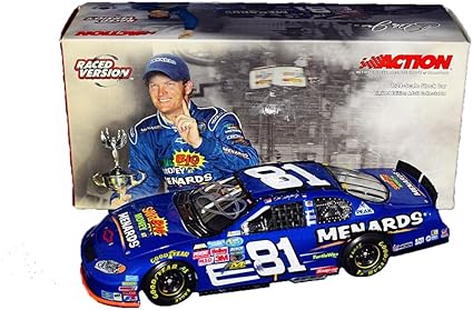 AUTOGRAPHED 2004 Dale Earnhardt Jr. #81 Menards Racing BRISTOL RACE WIN ...