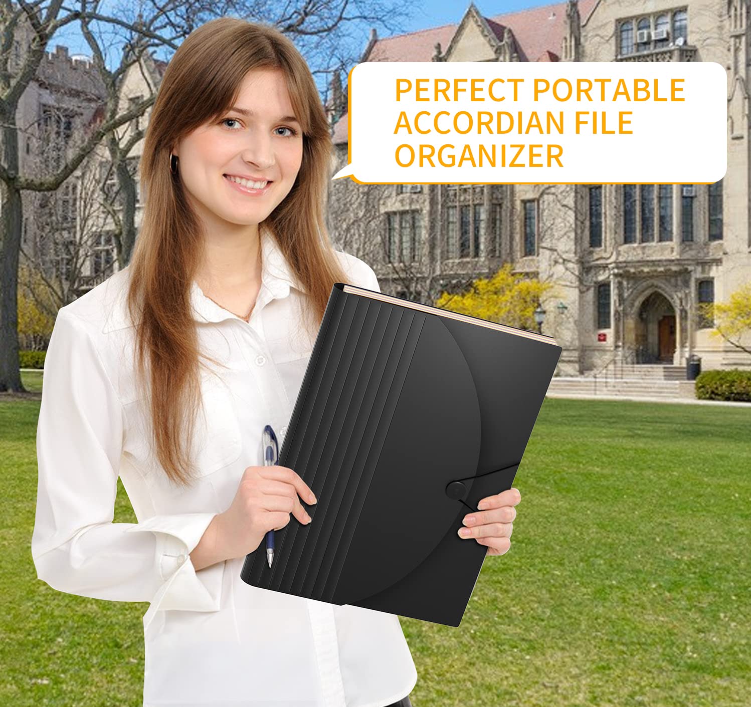 Mua Expanding File Folder,Accordian File Organizer,24 Pockets Document ...