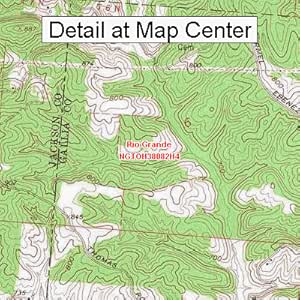 Amazon.com : USGS Topographic Quadrangle Map - Rio Grande, Ohio (Folded ...