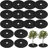 Amazon.com : Shimeyao 16 Pcs 32.2 Inch Non Woven Tree Mulch Ring ...