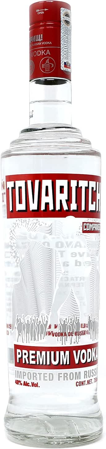 Vodka Tovaritch 750 Ml: Amazon.com.mx: Alimentos y Bebidas