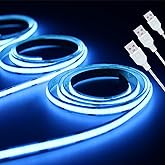 Amazon.com: UVTaoYuan ICE Blue LED Strip Light 320 LEDs High Brightness ...