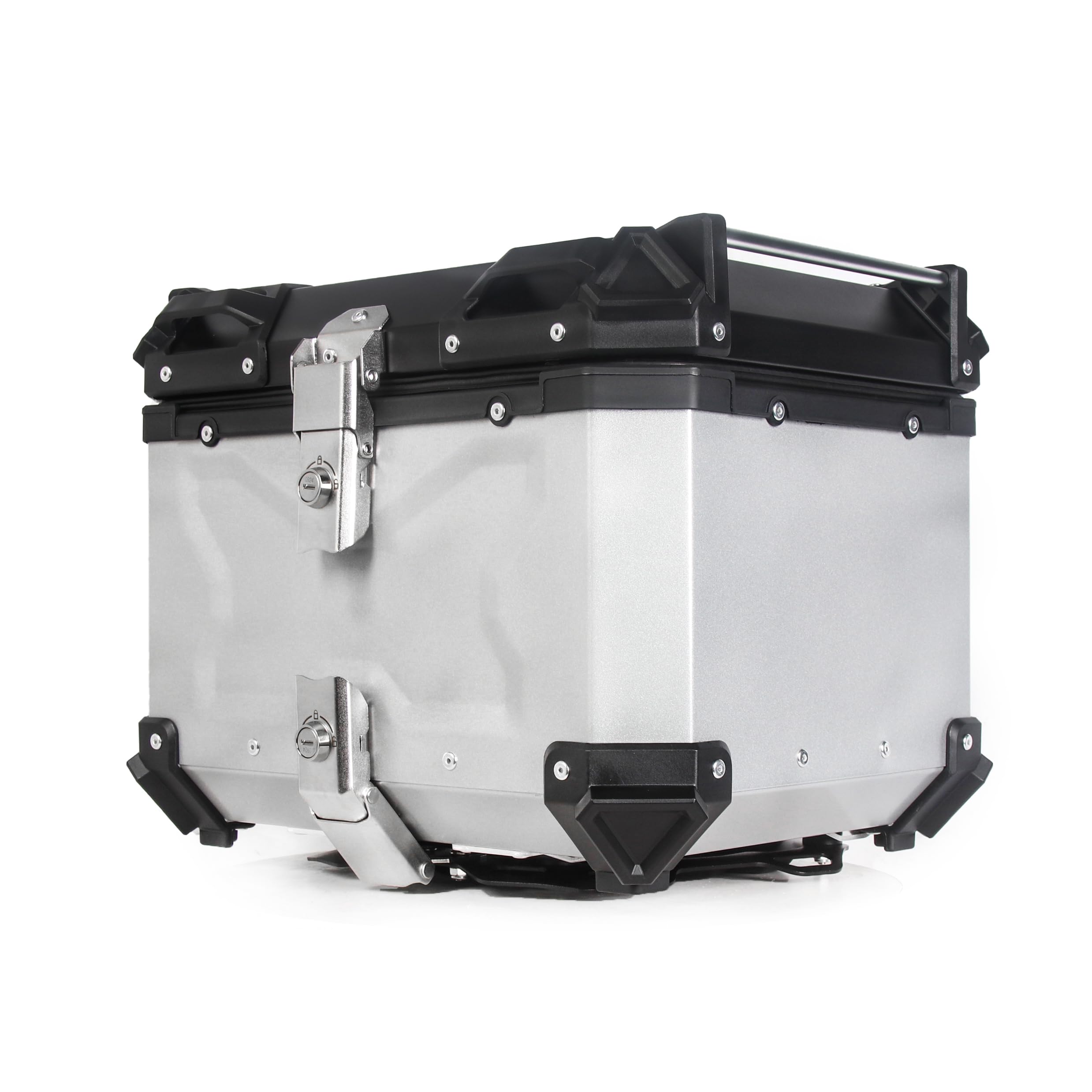Ontseev Magnesium Aluminum Alloy Motorcycle Top Case Tail Box PU ...