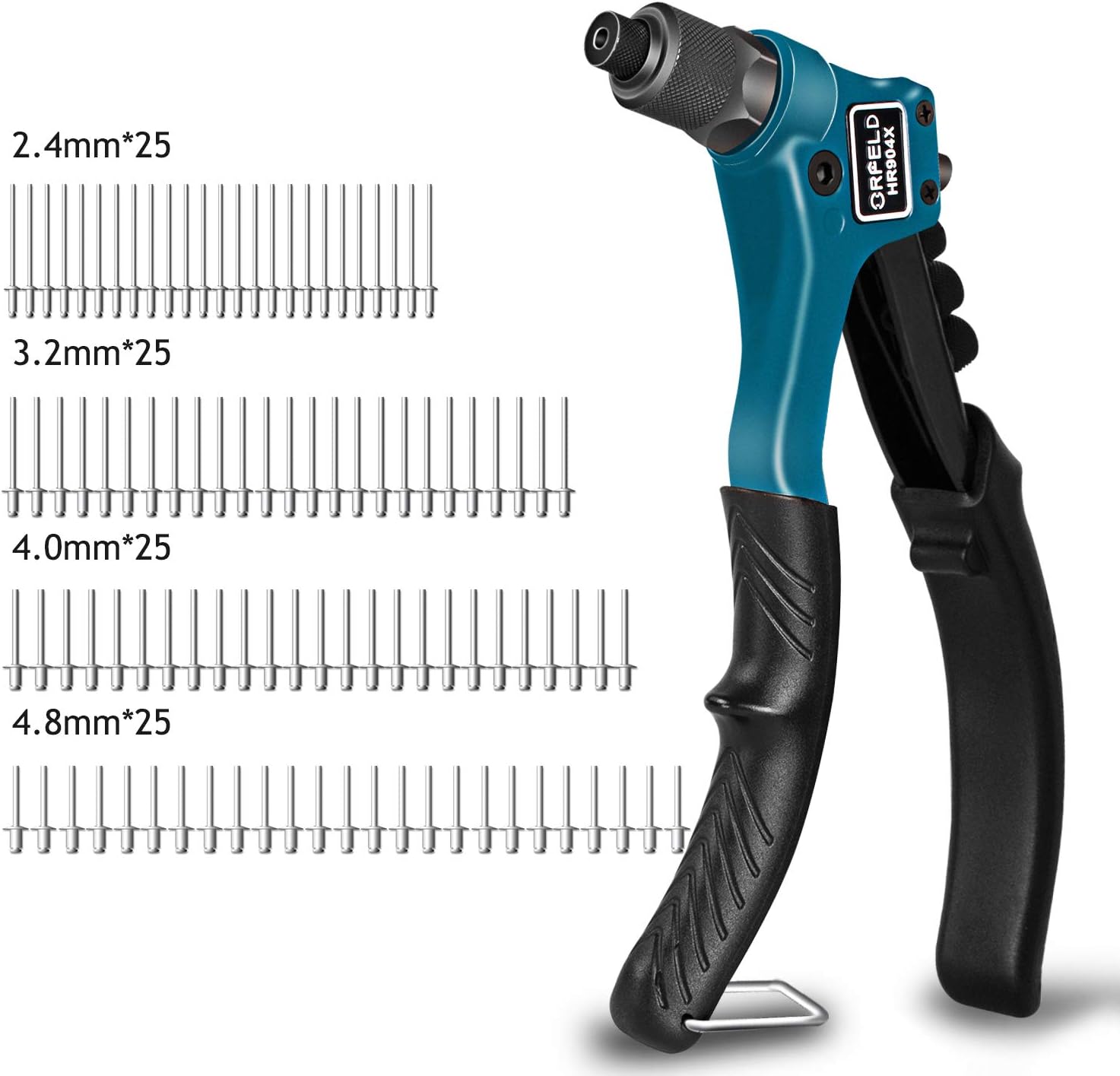Orfeld Rivet Gun Manual One Hand Rivet Gun Kit With 4 Interchangeable Orfeld Rivet Gun Manual One Hand Rivet Gun Kit With 4 Interchangeable
