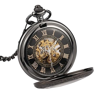 BOSHIYA Mechanical Pocket Watch with Magnifier Glass Philippines | Ubuy