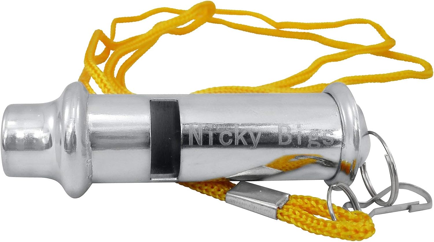 Amazon.com: Deluxe Metal Train Conductor Whistle with Lanyard, Silver ...
