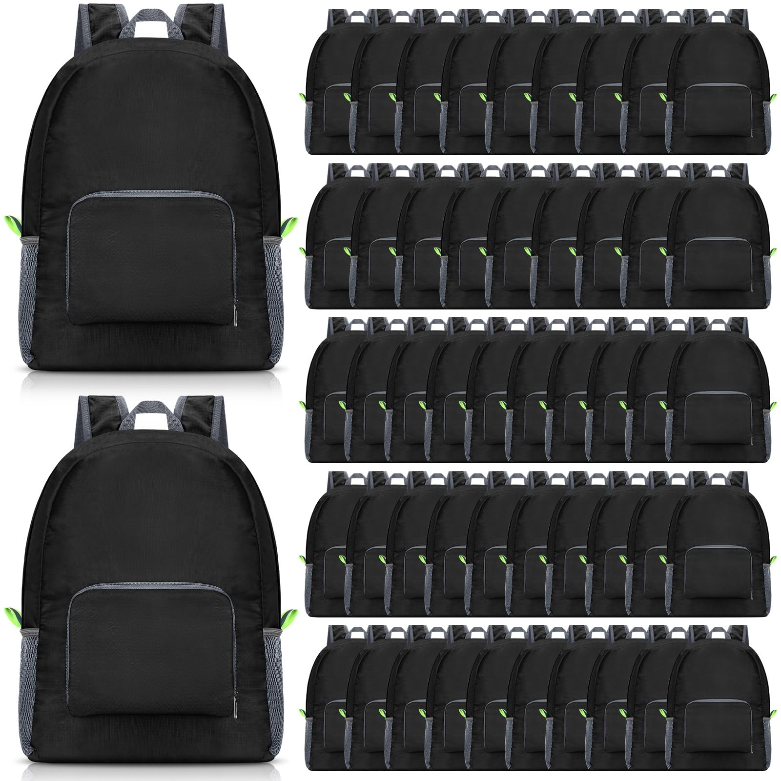Eccliy 50 Pack Backpacks in Bulk 17 Inches Wholesale Back Pack Basic ...