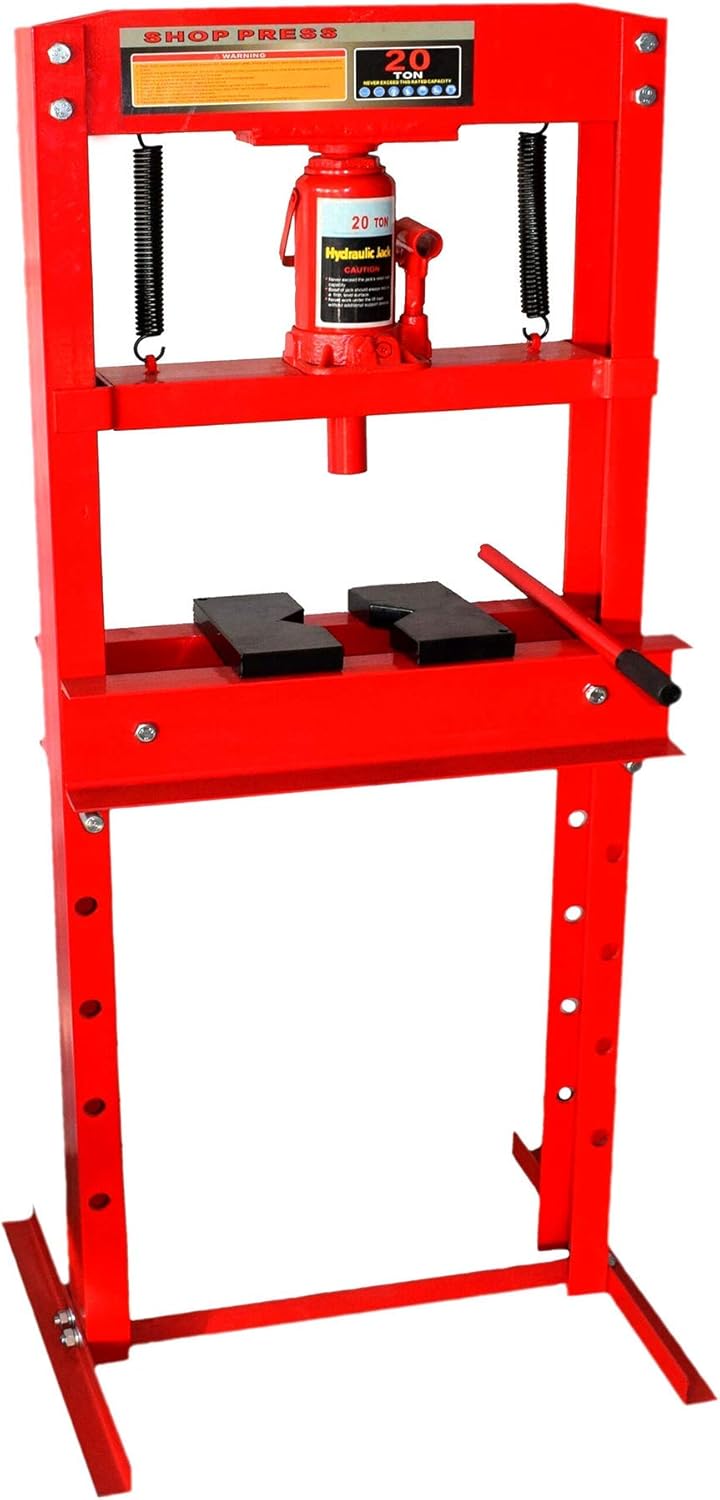 Amazon.fr : Presse hydraulique d'atelier de 20 Tonnes Manuelle Force de ...