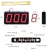 Digital Led Counter Count Up Down to 999 4in Red Number Display Counter People Visitor Counter ...