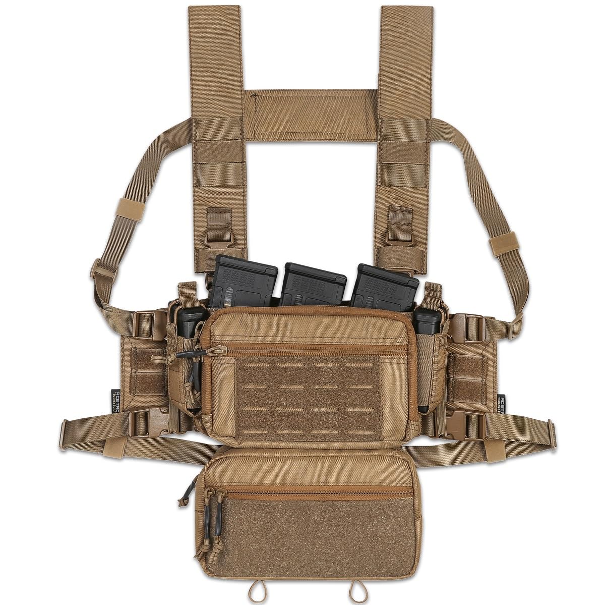 ACE TAC S.O.P. Tactical Chest Rig with 5.56/7.62 Magazine Pouch Holder ...