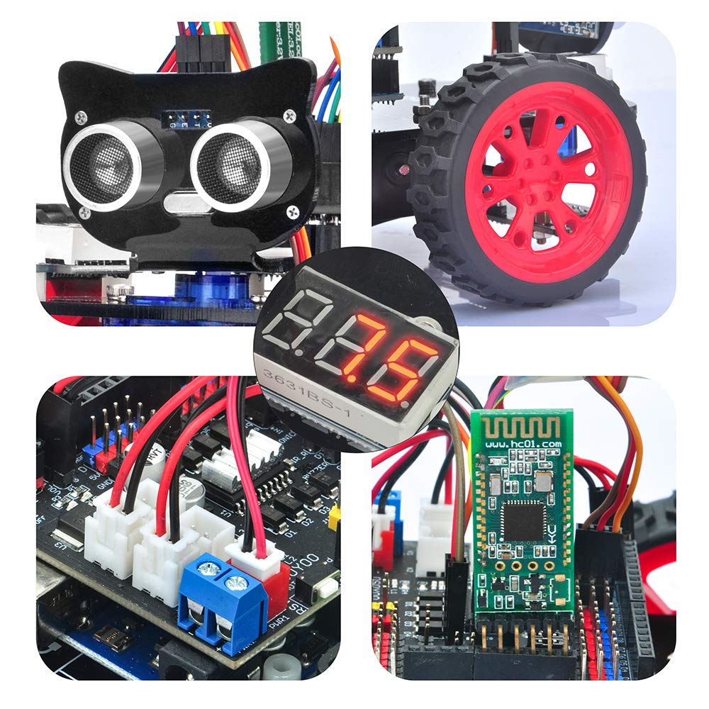 Mua OSOYOO Model 3 Robot Car DIY Starter Kit for Arduino: Educational Motorized Robotics, Remote ...