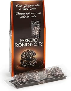 Ferrero Rondnoir Fine Dark Chocolate Gift Bag, 8 Count, Individually ...
