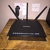NETGEAR D7000-100UKS Nighthawk AC1900 Dual Band 600 + 1300 Mbps ...