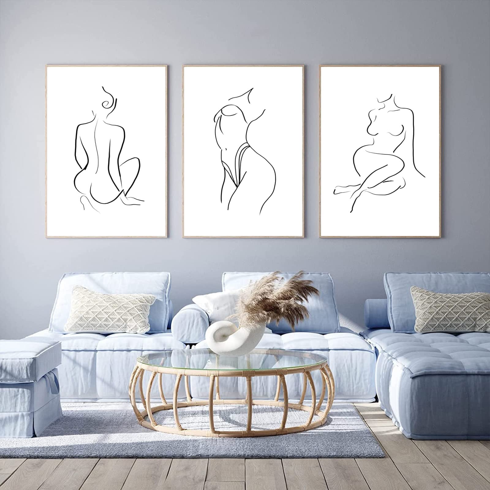 Mua Minimalist Line Wall Art Woman Body Outline Wall Art Prints Women ...