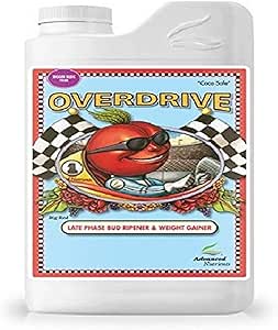 Amazon.com : Advanced Nutrients 3750-14 Overdrive Fertilizer 1 Liter, Brown/A : Patio, Lawn & Garden