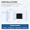HTRACING 16 Row 8AN 1/2" Transmission Cooler Kit, Air-Compressor ...