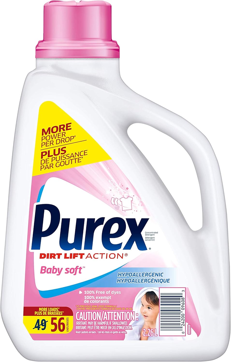 Purex Baby Soft Hypoallergenic Liquid Detergent, 2.26 Liters: Amazon.ca ...
