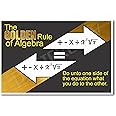 Amazon.com: Algebra's Golden Rule 2 - NEW Classroom Math Poster ...