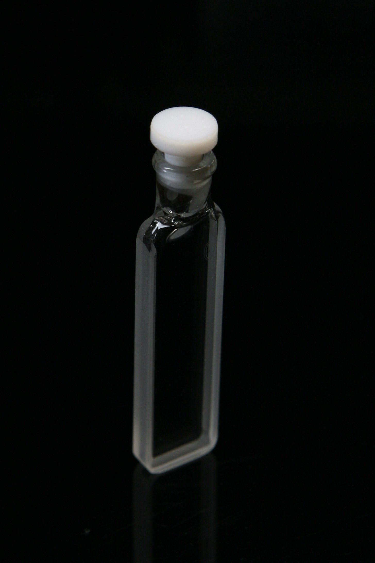 Optical Glass Cuvette, 2mm, Stopper, Cuvettes Cell Spectrometer on ...