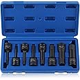 LEONTOOL 8PCS Impact Allen Socket Set, 1/2" Drive Impact Hex Driver Set ...