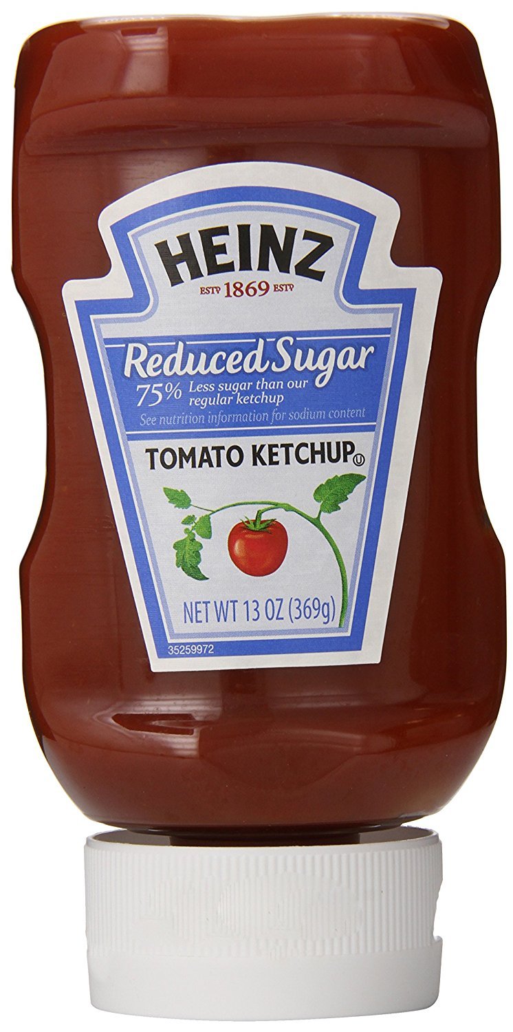 Amazon.com : Heinz, Ketchup, Reduced Sugar, Pack of 6, Size - 13 OZ ...