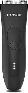 Amazon.com: MANSPOT Groin Hair Trimmer for Men, Electric Ball Trimmer ...