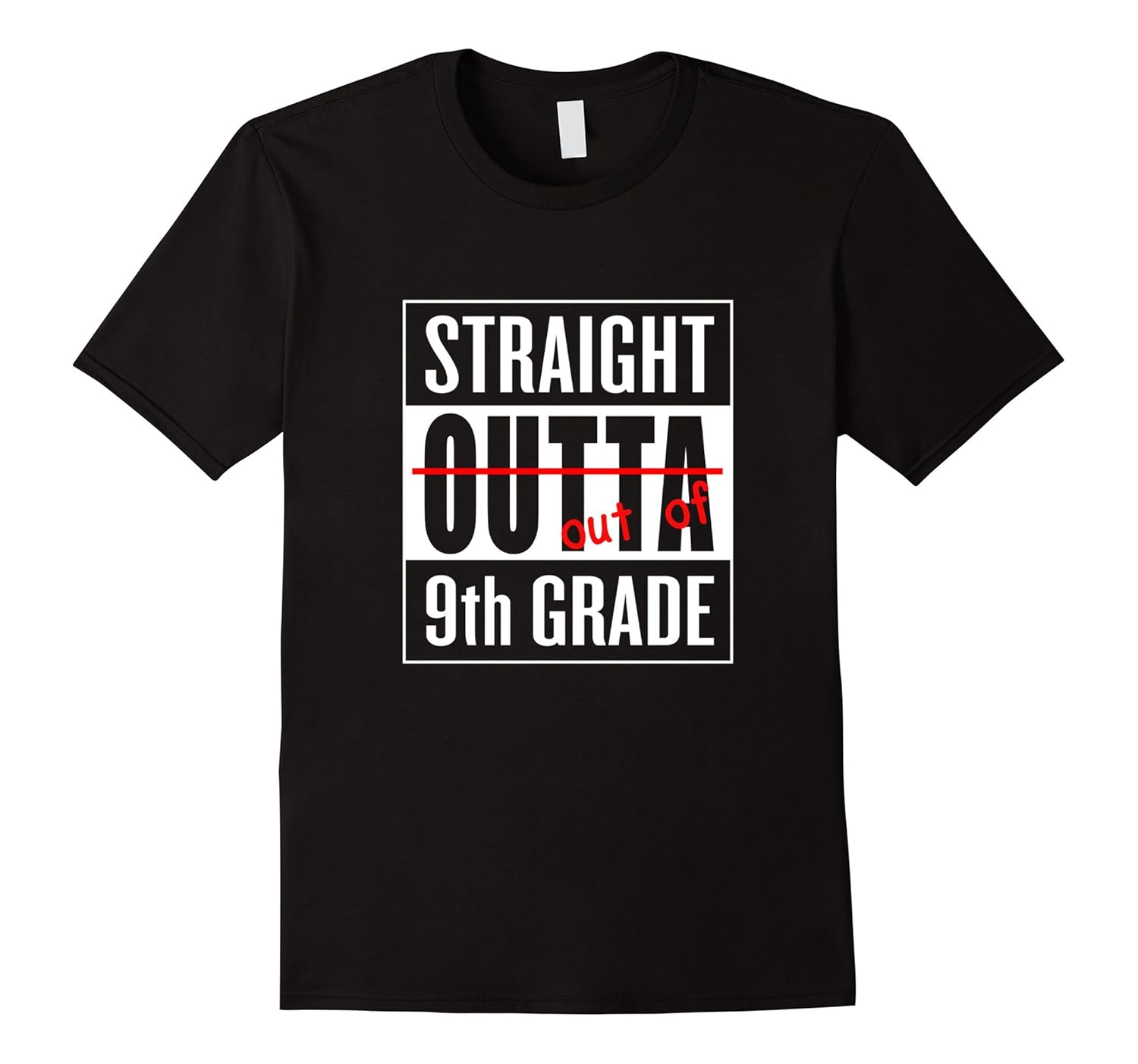 Ninth Grade Graduate T Shirt Straight Outta 9th Grade CD Canditee Ninth Grade Graduate T Shirt Straight Outta 9th Grade CD Canditee
