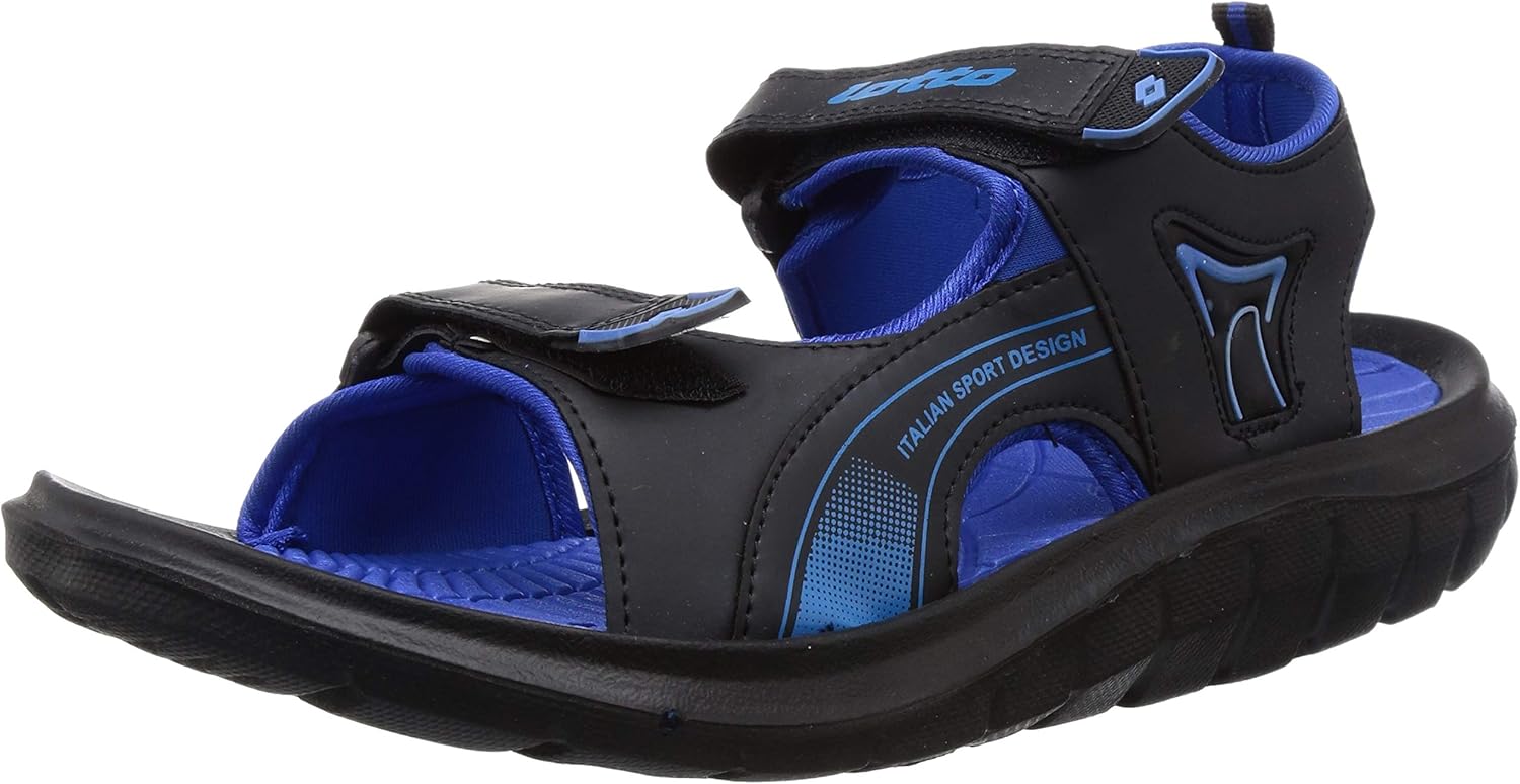 Buy Lotto Men Retro Navy Blue Outdoor Sandals-7 UK (41 EU) (8 US ...